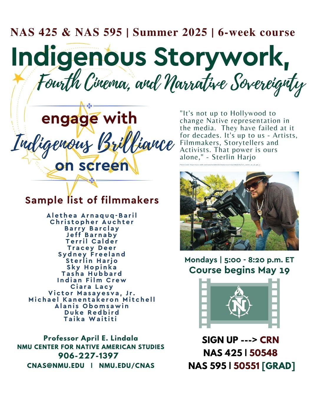 Upcoming Courses | Center for Native American Studies